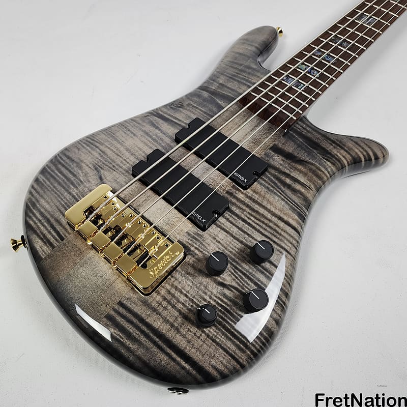 Spector NS-5 34" Scale 5-String Bass Super Faded Black 18v | Reverb