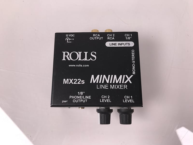Rolls MX22S Mini Mix 1/2 Rack Mic Source | Reverb