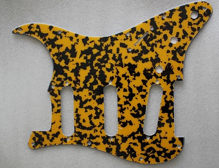 NEW Yellow Tortoise Shell Strat Pickguard,fits Fender | Reverb Canada
