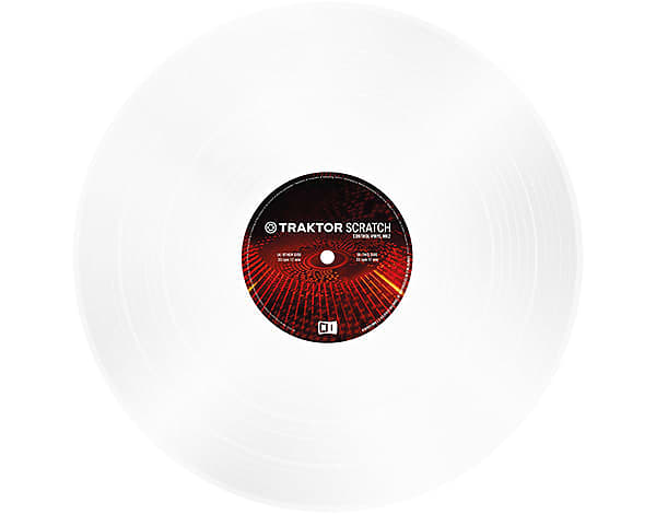 Native Instruments Traktor Control Vinyl - White | Reverb