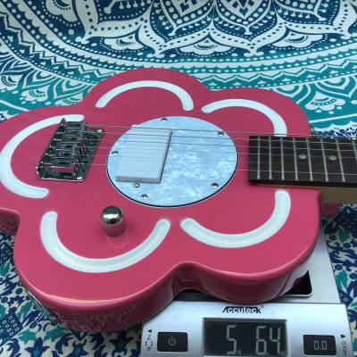 Daisy Rock Pink Flower Electric Guitar Bundle | Reverb