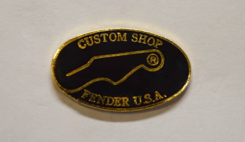 Collectable Fender Pin Black/Gold | Reverb