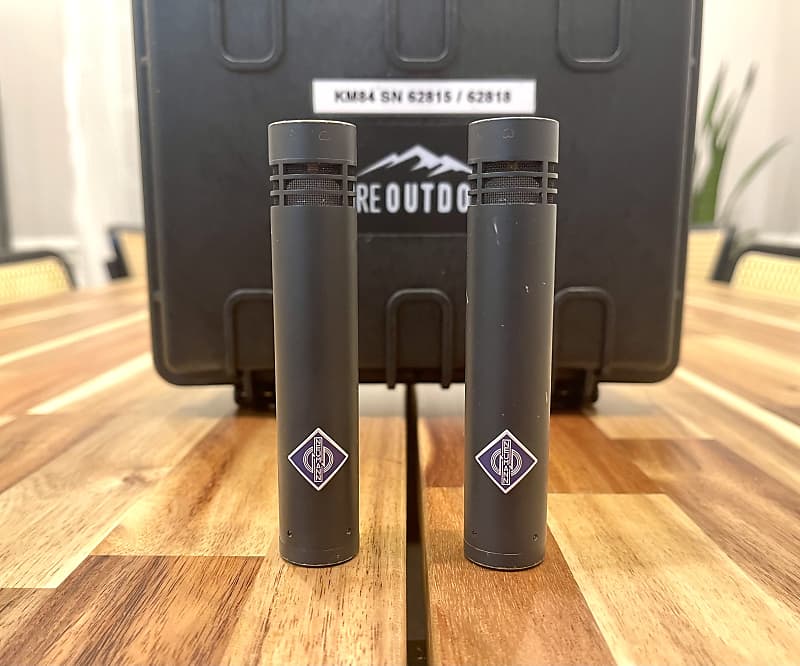 Neumann KMi84 Matched Pair. Two SN apart! Vintage KM84i. US | Reverb