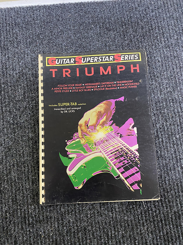 Triumph TAB book 1987 | Reverb