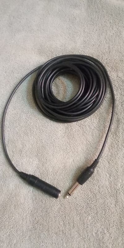 RadioShack 1/4" Mono Instrument Cable Extension 25 Foot | Reverb