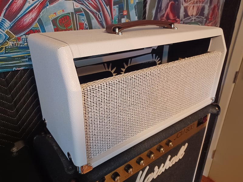 Mojotone Princeton Reverb Headshell (new) 2016 - White/White | Reverb
