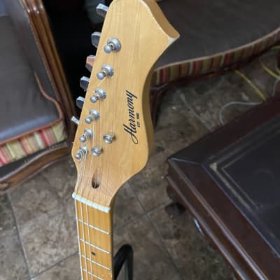 Harmony H80t - Tobacco Sunburst Electric Guitar Korea Strat | Reverb