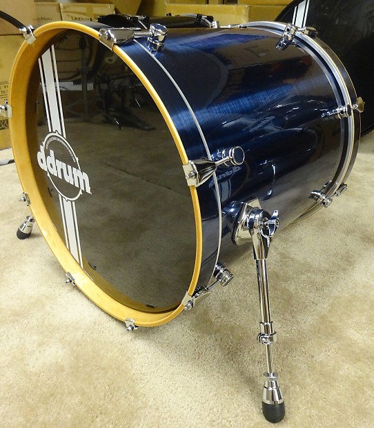 ddrum Reflex 20"x20" Bass Drum Ice Blue Finish | Reverb