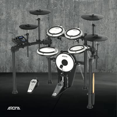 Electronic Drum Kit Aroma TDX-25 II Mesh Heads 10 Pieces | Reverb