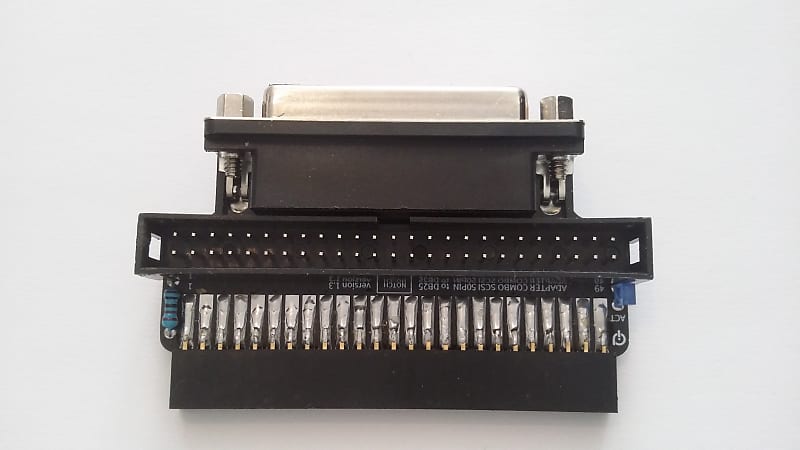 SCSI COMBO ADAPTER DB 25-PIN EXTERNAL to MALE and FEMALE IDC | Reverb
