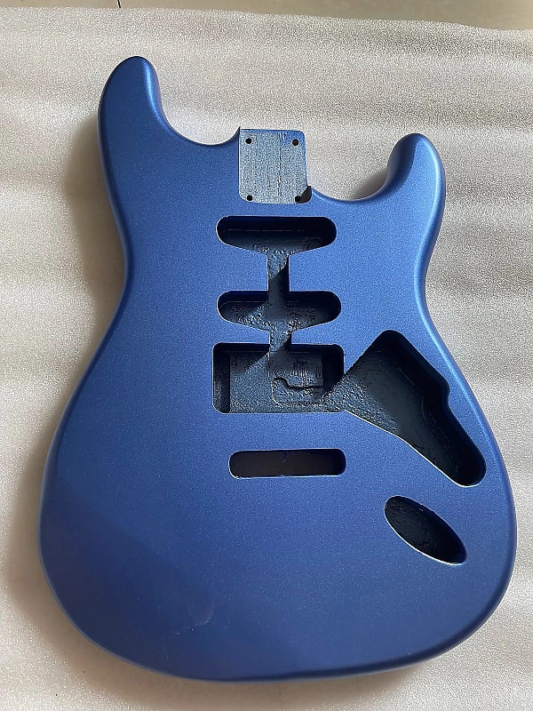 Metallic Blue HSS Alder Wood Stratocaster Strat Style Guitar | Reverb