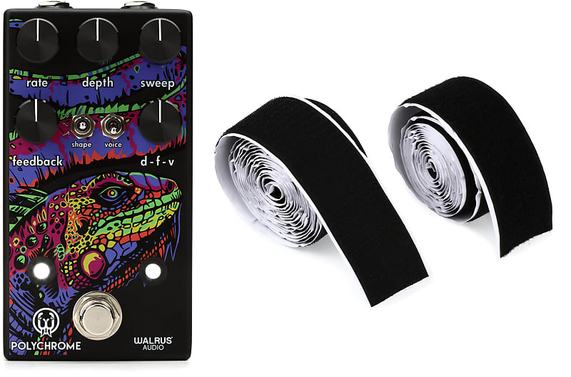 Walrus Audio Polychrome Flanger Pedal Bundle with Pedaltrain | Reverb