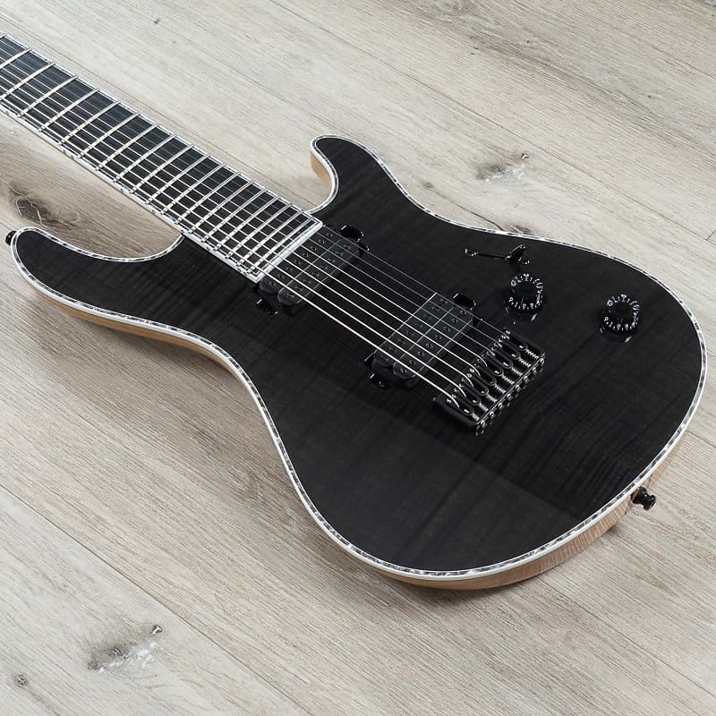 Mayones Regius 8 B28" 8-String Baritone Guitar, 3A Flame | Reverb
