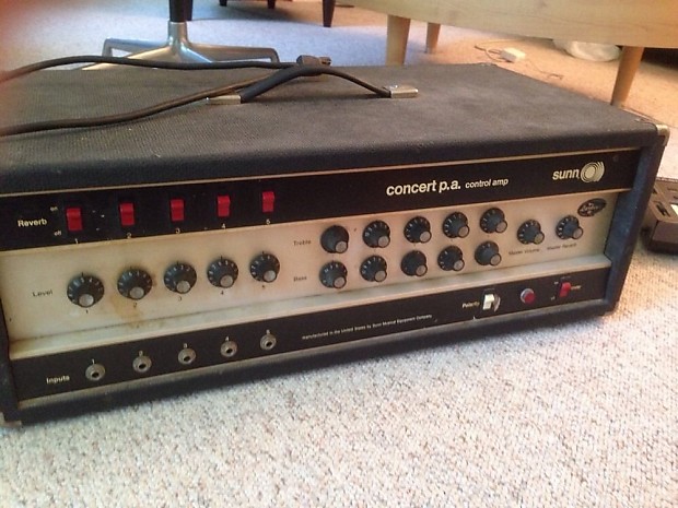 SUNN Concert PA Control AMP 1970s - NEEDS TO GO!!! | Reverb