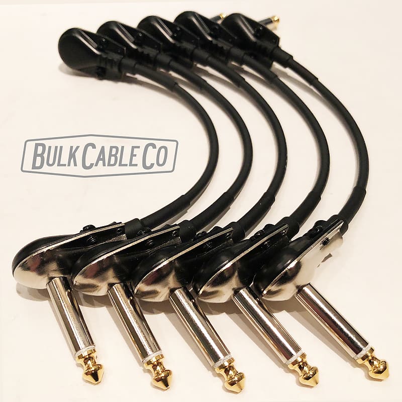 Pedal Board 6" Patch Cables - 5 Pack - George L's | Reverb Australia