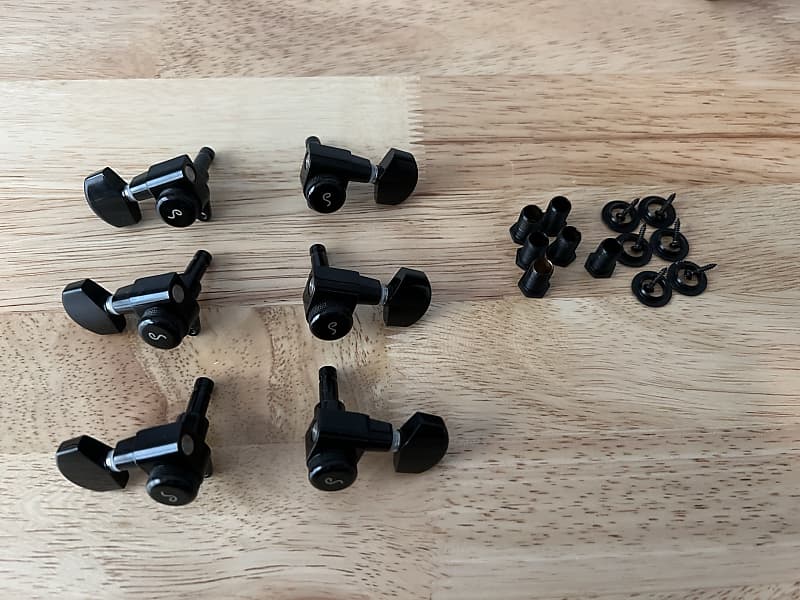 Schaller Germany M6 90 Degree Mount Locking Tuners Machines, | Reverb