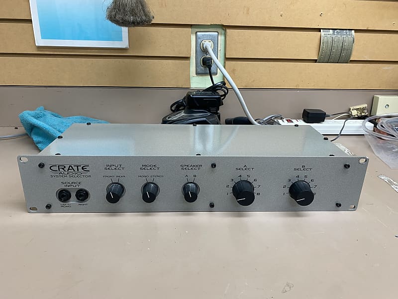 Crate Audio System Selector CRSBa Silver | Reverb Australia