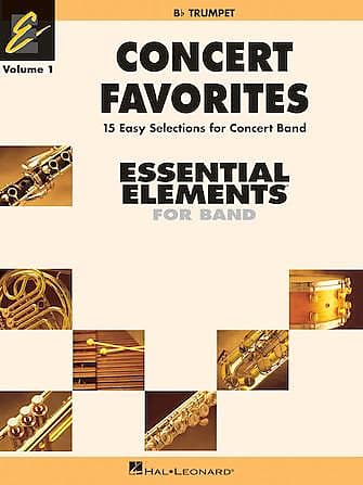 Concert Favorites Vol 1 Bb Trumpet Essential Elements Band | Reverb