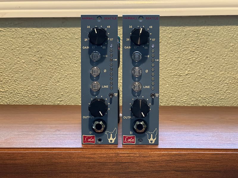 Hairball Audio Lola 500 Series Mic Preamp Pair | Reverb