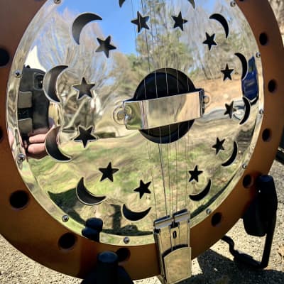 Dobro 5 String banjo- Dojo 1987 sunburst | Reverb