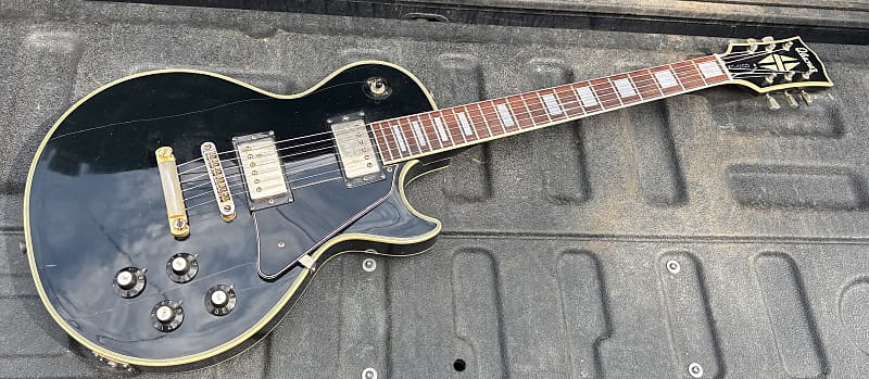 Vintage Lawsuit Era Ibanez Les Paul Custom 1970’s - Black | Reverb