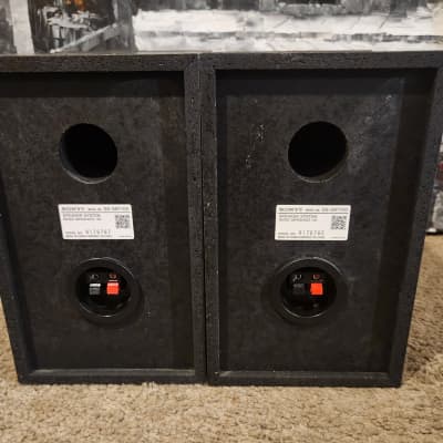 Sony Sony SS-SBT100 Black (2) Bookshelf Speakers 2000 | Reverb