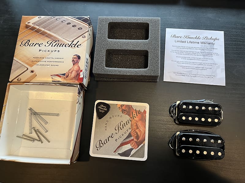 Bare Knuckle Nailbomb Humbucker Calibrated Pickup Set - black | Reverb Bare Knuckle Nailbomb Humbucker Calibrated Pickup Set - black | Reverb