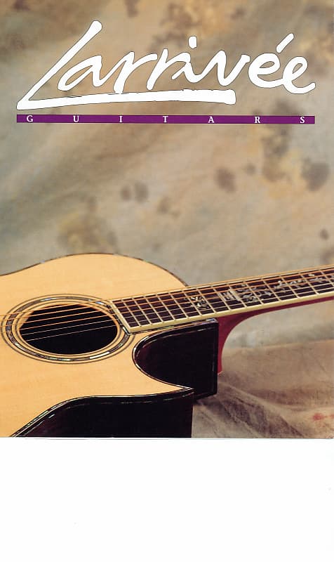 Larrivee Catalogue 1980s | Reverb