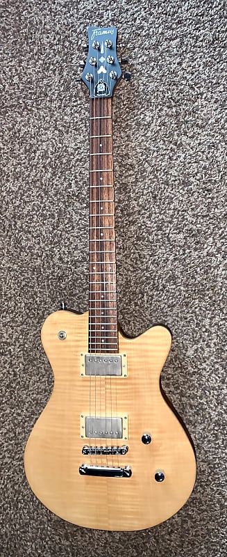 2006 Framus Panthera flame top natural electric guitar | Reverb