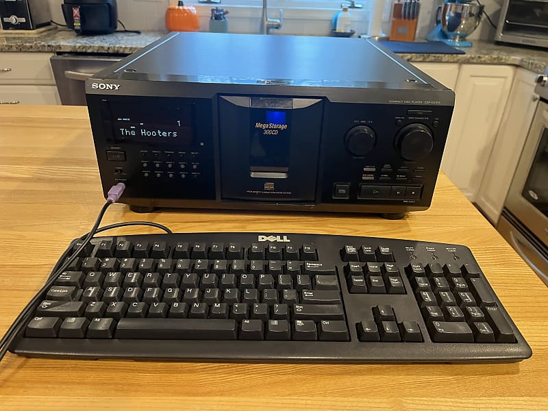Sony CDP-CX355 Black 300 disc changer | Reverb