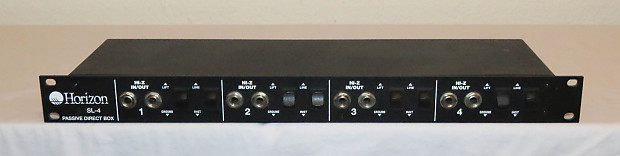 Horizon/Rapco SL-4 rack mount 4-Channel DI Direct Box | Reverb