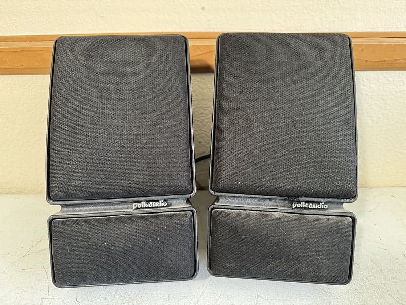 Polk Audio M Series M3II Bookshelf Speakers HiFi Stereo Front | Reverb