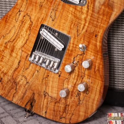 Custom Built Telecaster Style Guitar with Highly Figured Body | Reverb