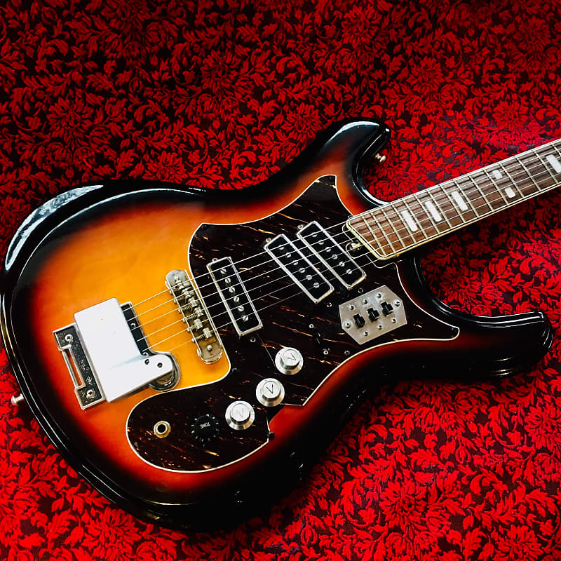 1960s Mosrite Copy Sears, Roebuck & Co. Sunburst | Reverb
