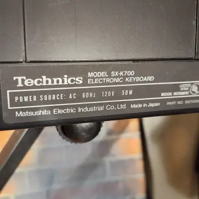 Technics MIJ SX-K700 Electronic Keyboard With Original Power | Reverb
