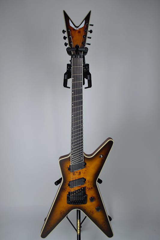 Dean ML Select 7 Multiscale Kahler Satin Natural Black Burst | Reverb