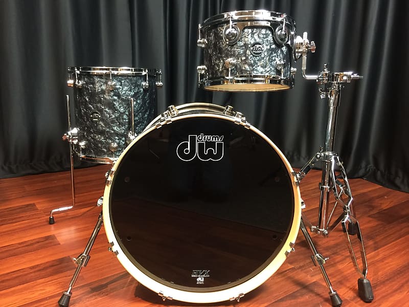 DW Performance Series Drum Set Maple Black Diamond 12, 14, 20 | Reverb