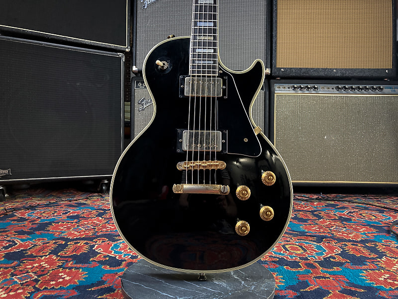 Greco Single Cut EG600B Custom 1976 Black Beauty | Reverb
