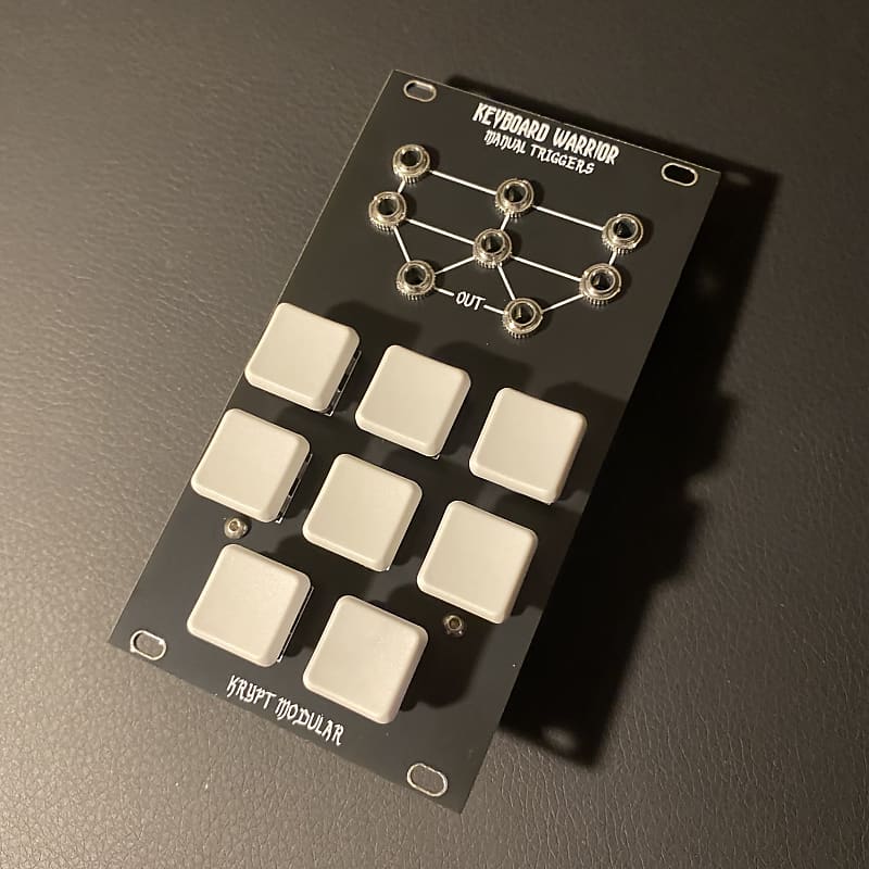 Krypt Modular | Keyboard Warrior - 14HP Manual Gates/Triggers | Reverb
