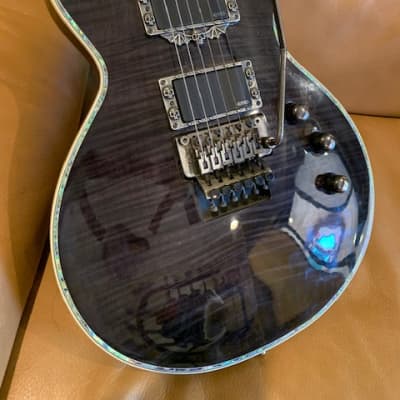 ESP EXPLORER ESP CUSTOM METAL GUITAR - BLACK | Reverb
