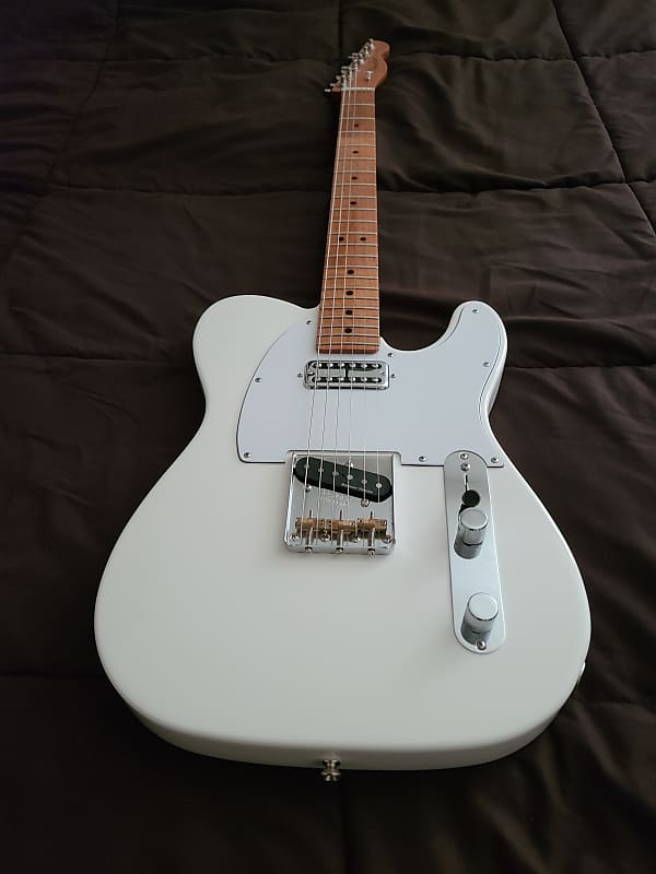 Custom Fender Telecaster White, TV Jones | Reverb