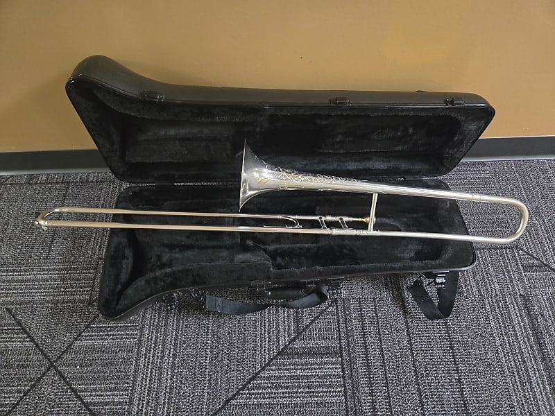F.E. Olds Trombone 1920s - Silver | Reverb
