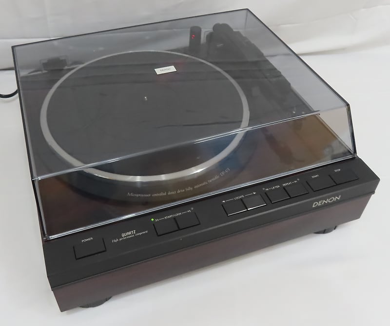Denon DP-47F Fully Automatic Direct Drive Turntable & Grado | Reverb