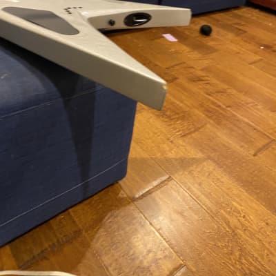 Dave Mustaine Signature Dean Flying V VMNT Silver | Reverb