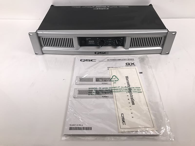 QSC GX5 Stereo Power Amplifier | Reverb Canada