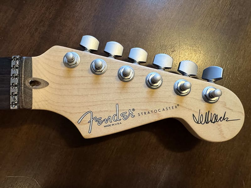 Fender Jeff Beck Neck w/LSR roller nut, locking tuners | Reverb