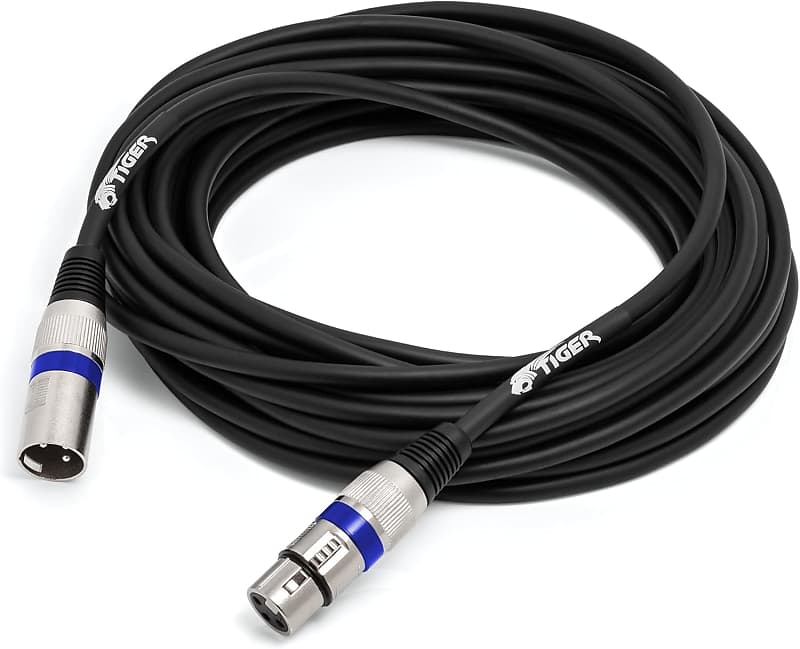 MIC4-10 Microphone Cable - XLR-m to XLR-f - 10 Metres,Black | Reverb