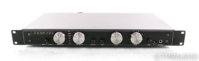 Bryston 11B Stereo Preamplifier; 19" Faceplate; Black; MM | Reverb