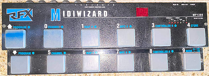 Rolls RFX MP1288 MidiWizard MIDI Foot Controller | Reverb