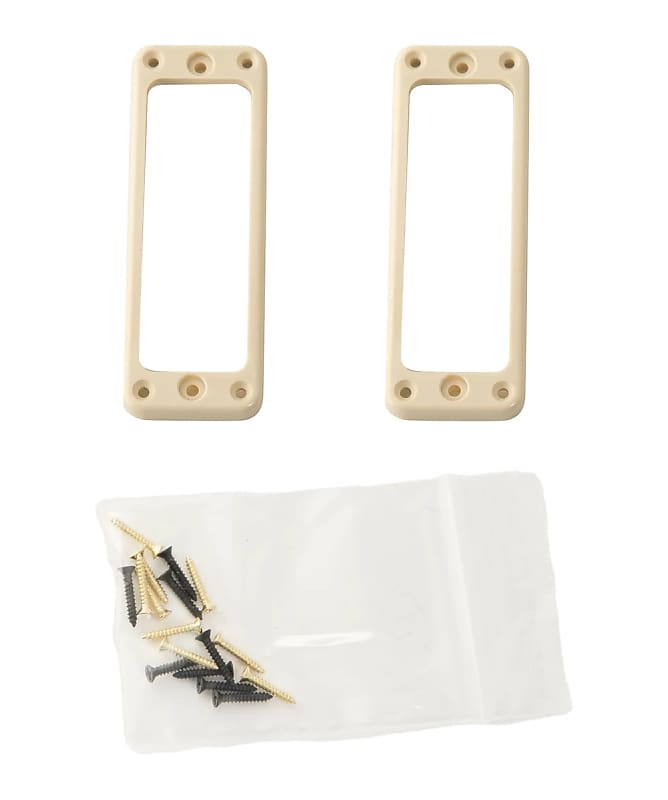 PRS Pickup Rings For Narrowfield Pickups - IVORY PLASTIC | Reverb